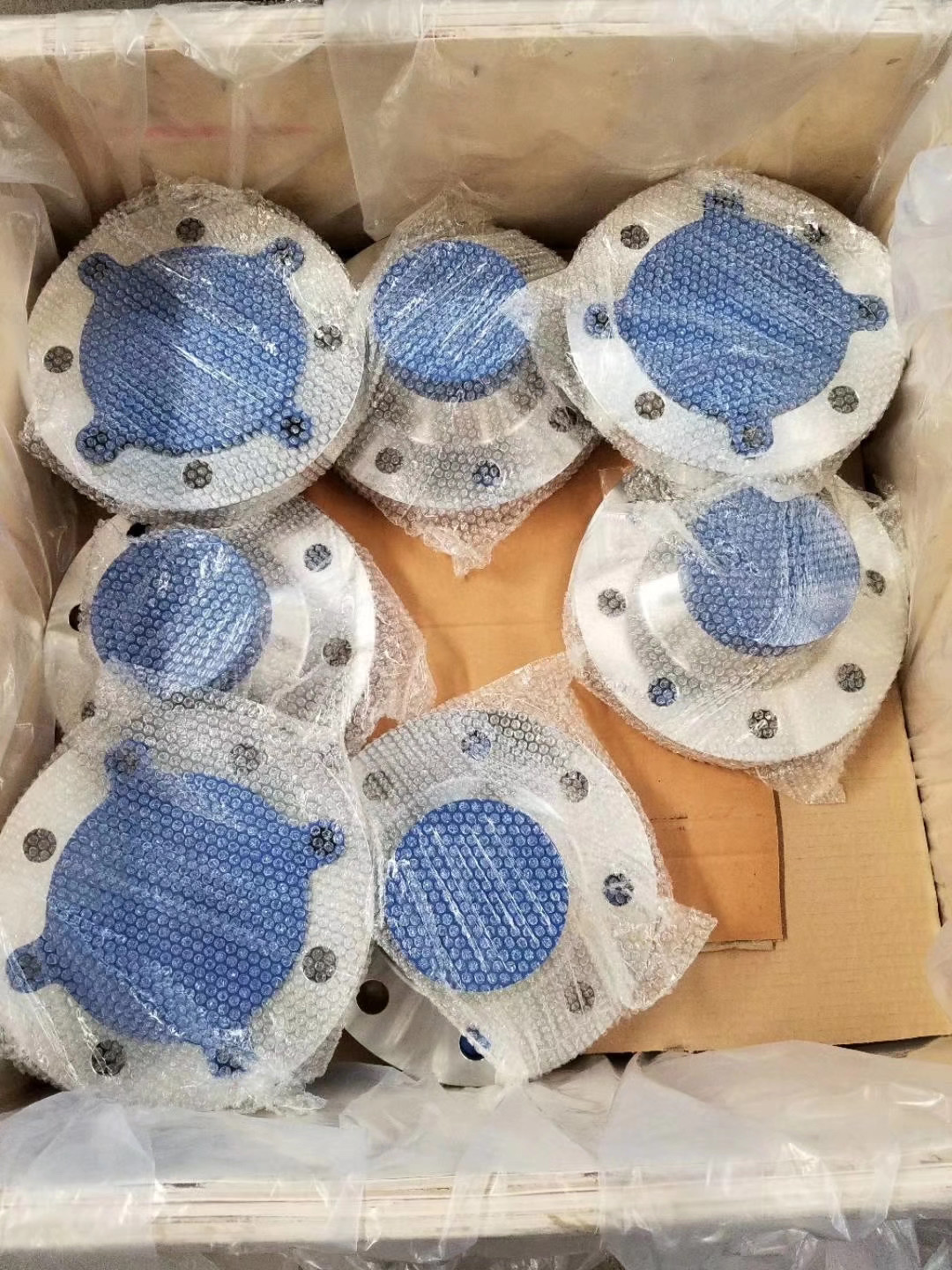 ASTM A105 ASME B16 5 Forged Steel Flanges S-40 Bore Flat Face Weld Neck ...