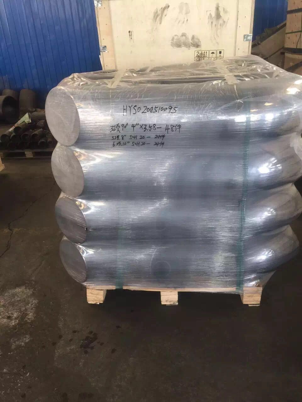 ASTM A234 Grade B Weld On Pipe End Caps , Weldable Stainless Steel Pipe ...